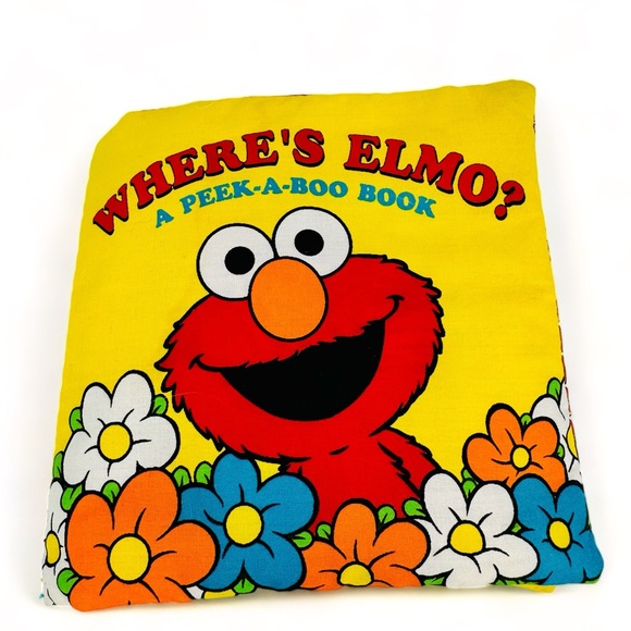 Toys | Wheres Elmo A Peekabook Book 200 Soft Play Sesame Street Cloth ...